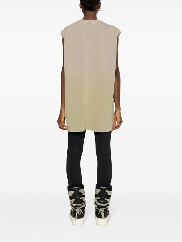 MONCLER + RICK OWENS Ombré-effect Jersey Tank Top