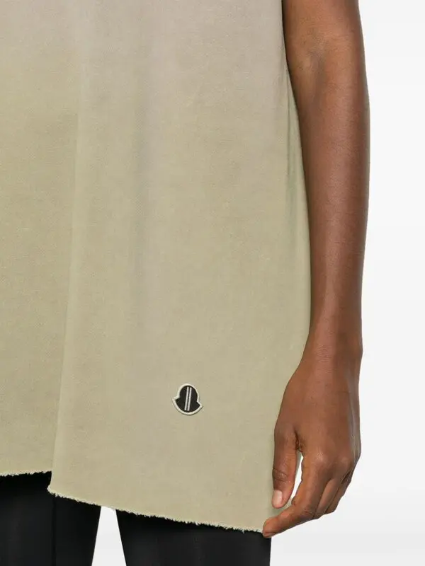 MONCLER + RICK OWENS Ombré-effect Jersey Tank Top