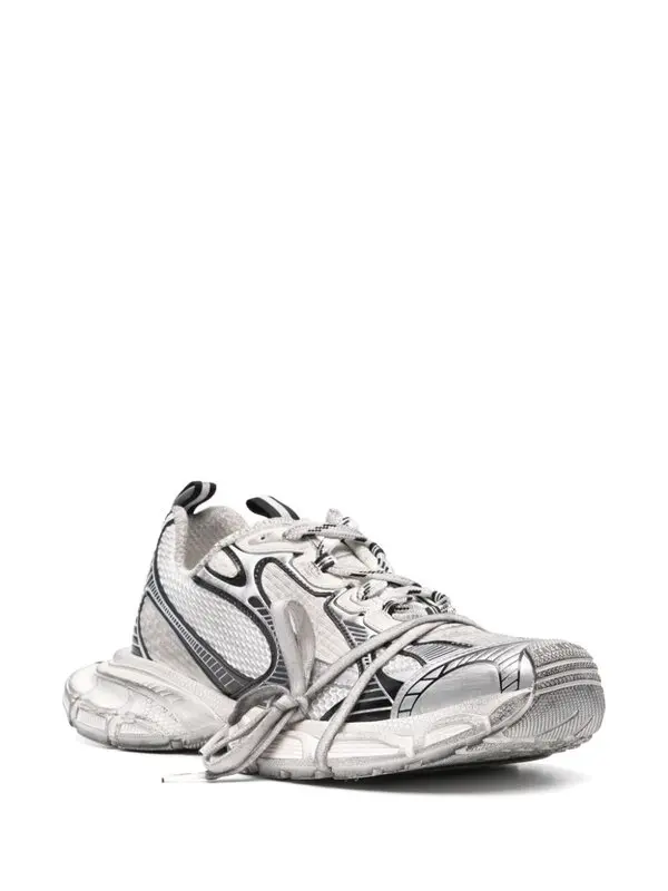 Balenciaga 3xl Panelled Sneakers - White