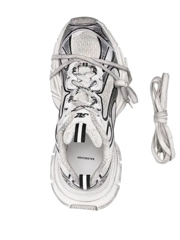 Balenciaga 3xl Panelled Sneakers - White