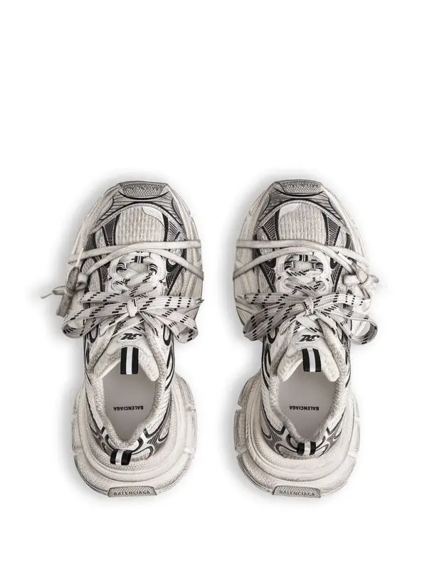 Balenciaga 3xl Panelled Sneakers - White