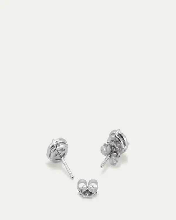 NAM CHO 18k White Gold Diamond Stud Earrings