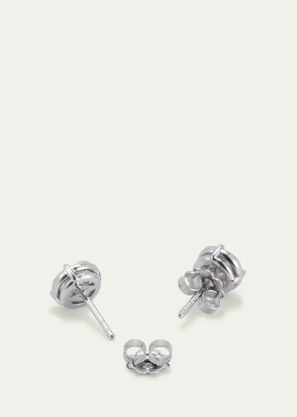 NAM CHO 18k White Gold Diamond Stud Earrings