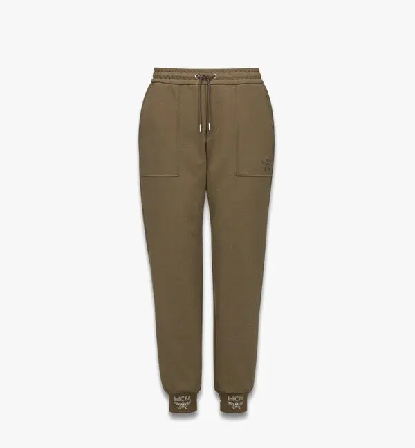 Mcm Essential Logo Ponte Track Pants - Khaki