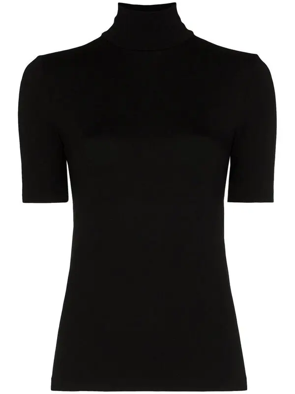 Wolford Aurora Turtleneck Top - Black