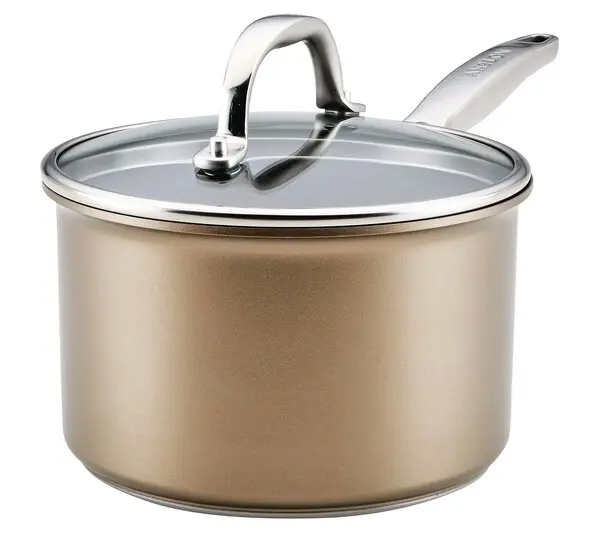 ANOLON Ascend Nonstick 3-qt Covered Saucepan - One-color