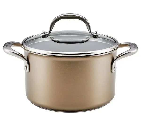 ANOLON Ascend Nonstick 4-qt Covered Saucepot - One-color