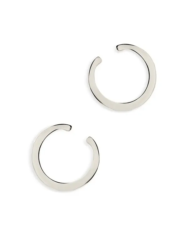 Sterling Forever Mira Cuff Earrings - Silver