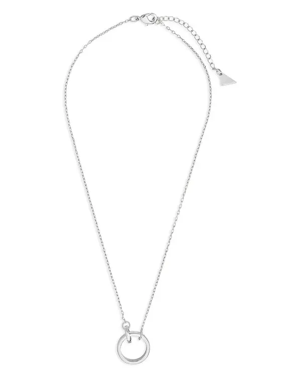 Sterling Forever Interlocking Necklace - Silver