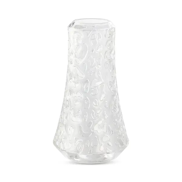 Lalique Panther Crystal Vase - Clear