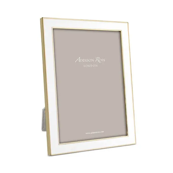 ADDISON ROSS Enamel Picture Frame, 5 X 7 - White