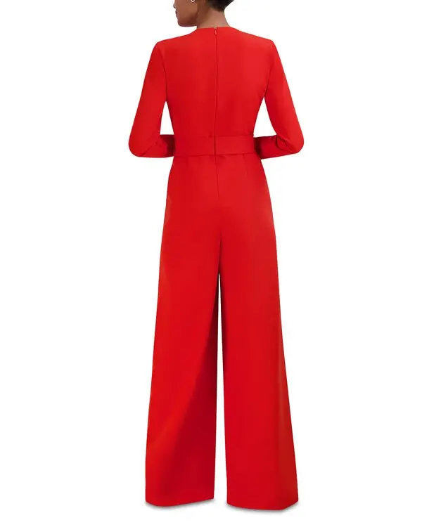 Bcbgmaxazria Long Sleeve Wide Leg Jumpsuit