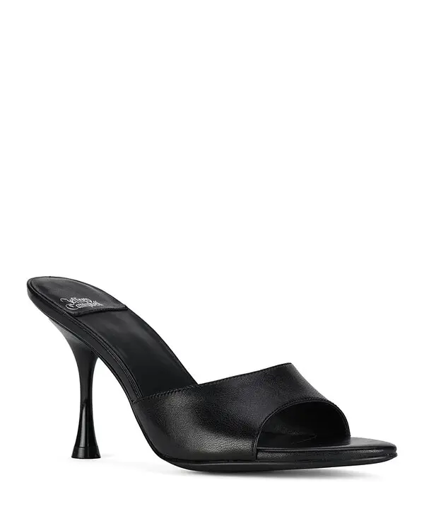 Jeffrey Campbell Agent High Heel Slides - Black