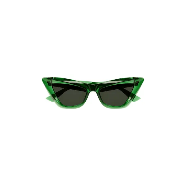 Bottega Veneta Cat Eye Frame Sunglasses - Green