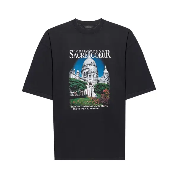 Balenciaga Sacré Cœur T-shirt - Black