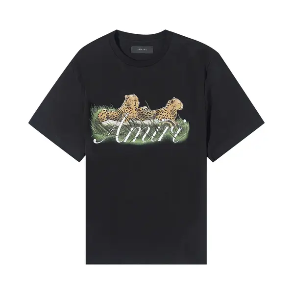 Amiri Cheetah Logo Tee