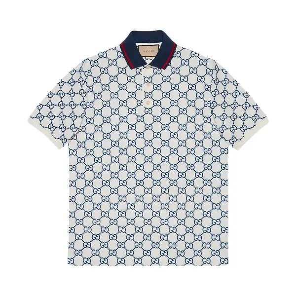 Gucci Gg Stretch Polo - White