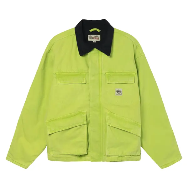 StÜssy Washed Canvas Shop Jacket - Green