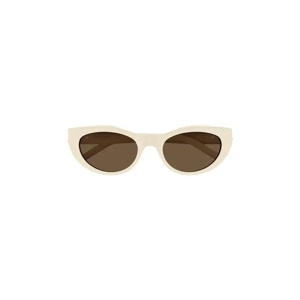 Saint Laurent Cat Eye Frame Sunglasses 'ivory - Cream