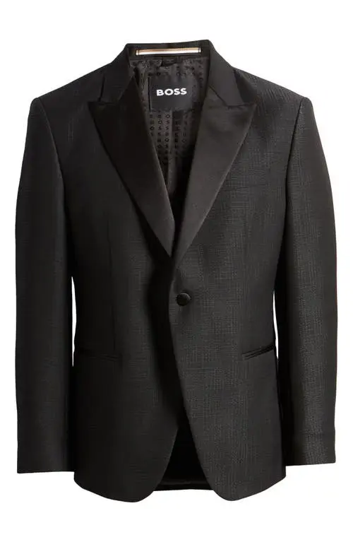 BOSS Hutson Wool Blend Tuxedo Jacket