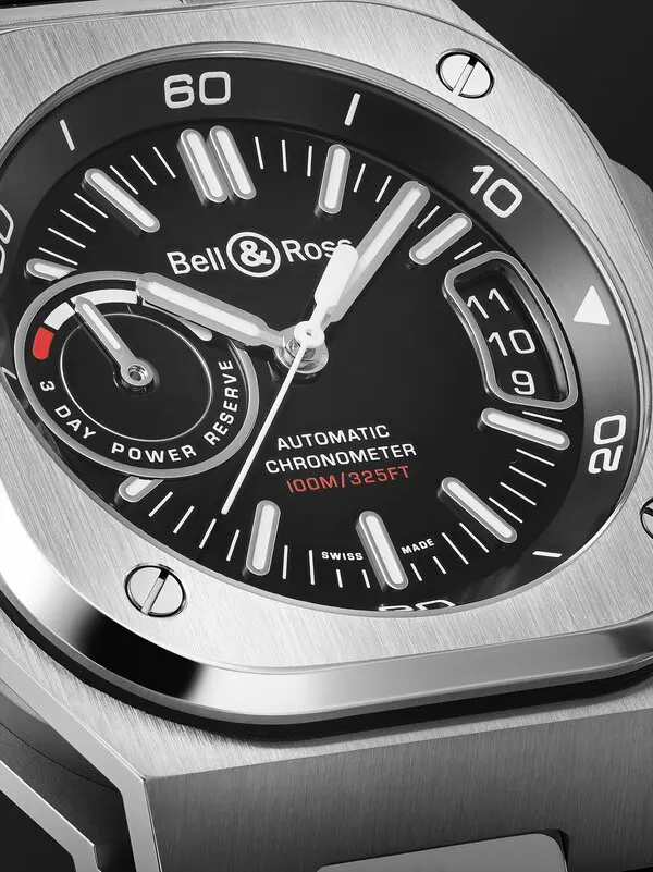 BELL & ROSS Br-x5 Automatic Chronometer 41mm Steel Watch - Black