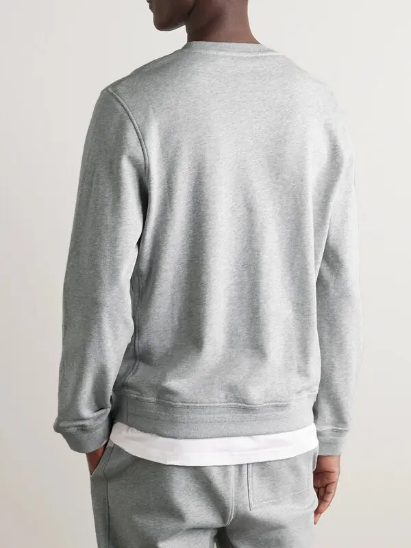 Mr P. Cotton-jersey Sweatshirt - Gray