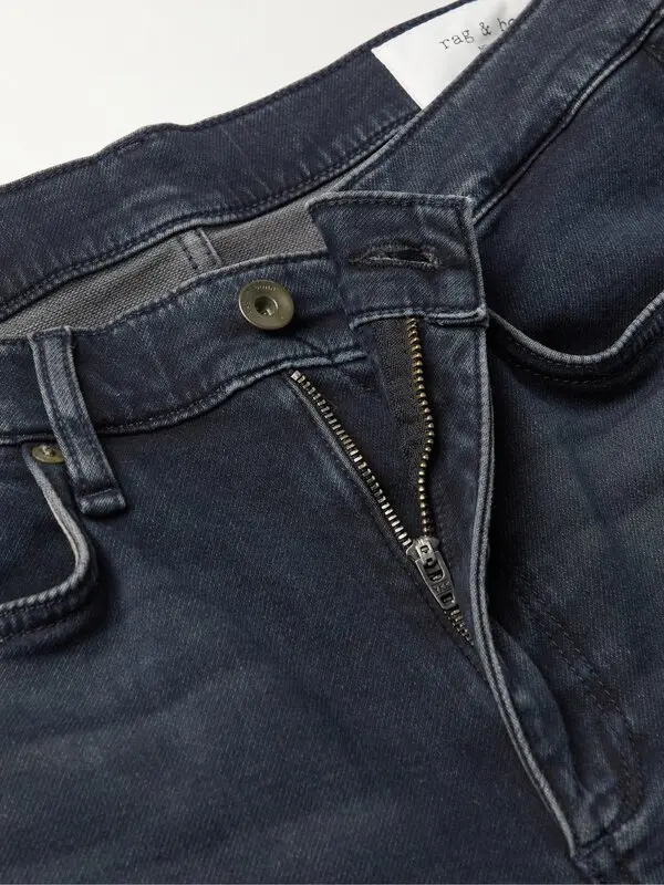 Rag & Bone Fit 2 Action Slim-fit Straight-leg Loopback Jeans