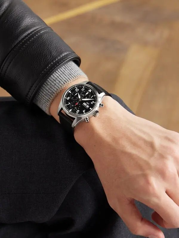 IWC SCHAFFHAUSEN Pilot's Automatic Chronograph Stainless Steel Watch, Ref. Iw388111