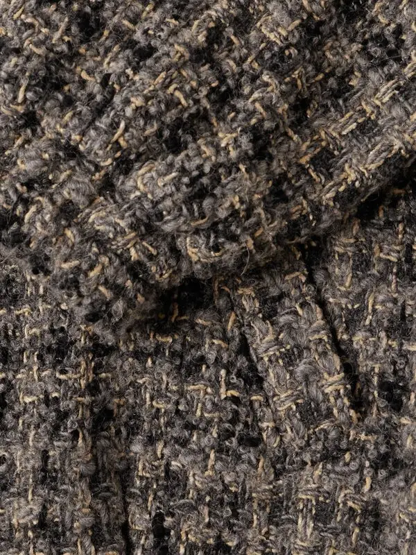 Auralee Wool-blend Tweed Bomber Jacket
