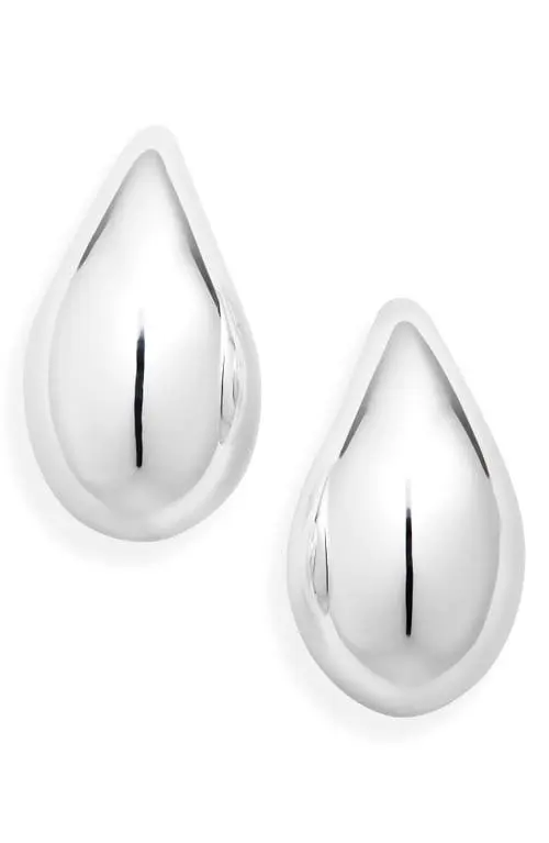 Bottega Veneta Drop Sterling Stud Earrings - Silver