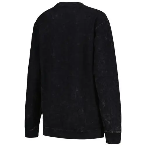 G-III 4HER BY CARL BANKS San Francisco 49ers Corduroy Pullover Sweatshirt - Black