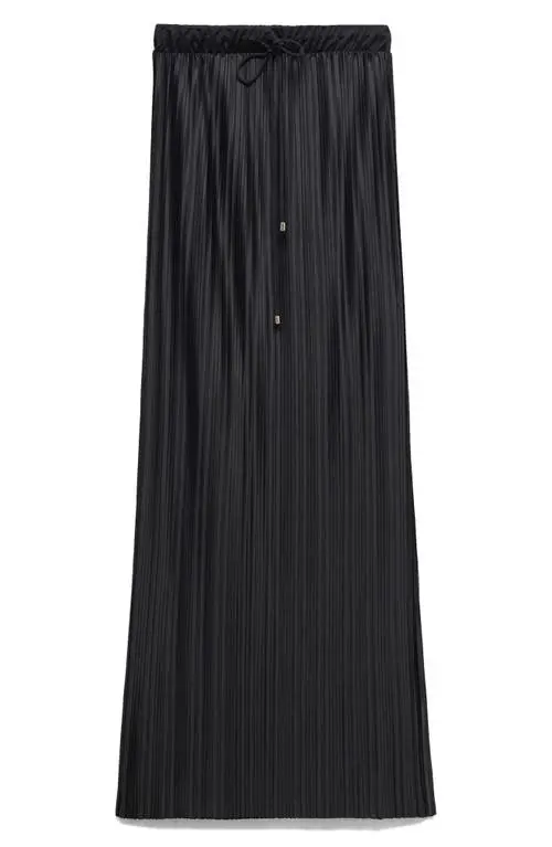 Mango Pleated Long Skirt