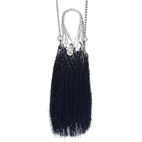 PETIT KOURAJ Ti Bebe Fringe Top Handle Bag