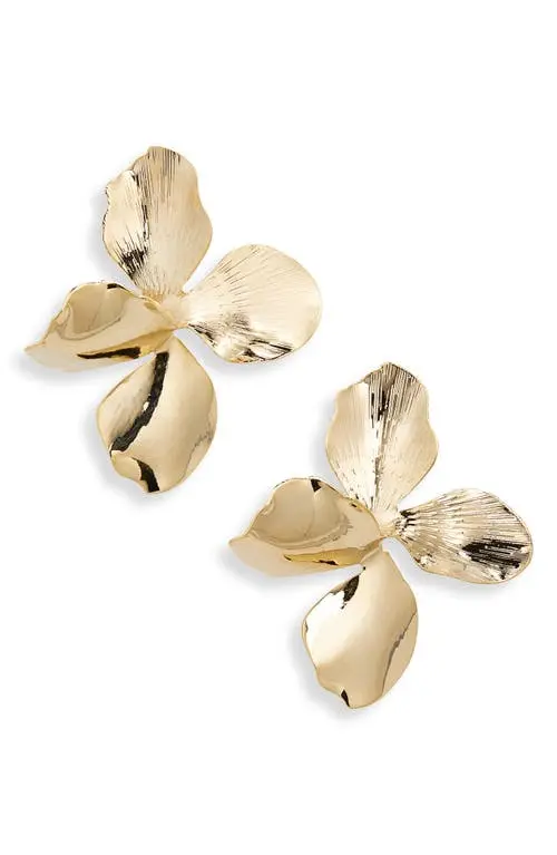 Shashi Hyacinth Drop Earrings - Gold