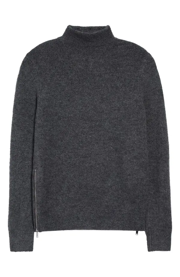Topman Harlow Ribbed Turtleneck Sweater