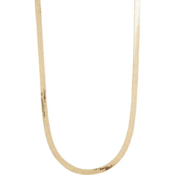 Bp. Herringbone Chain Necklace - 14k Gold Dipped