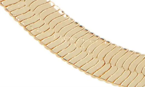 Bp. Herringbone Chain Necklace - 14k Gold Dipped