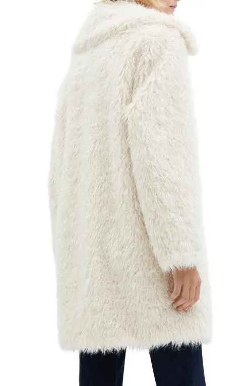 Mango Faux Fur Toggle Coat