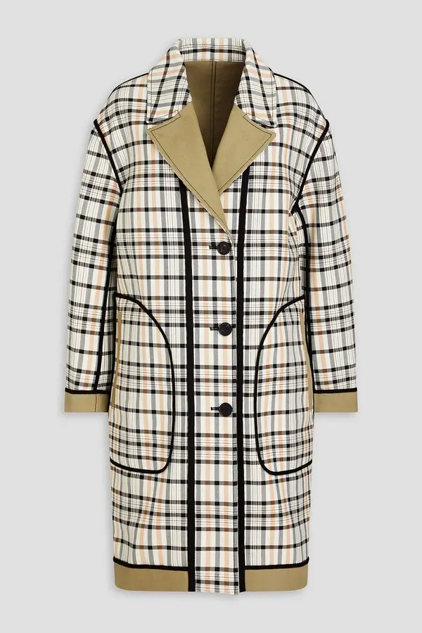 3.1 Phillip Lim Reversible Checked Cotton-blend Coat