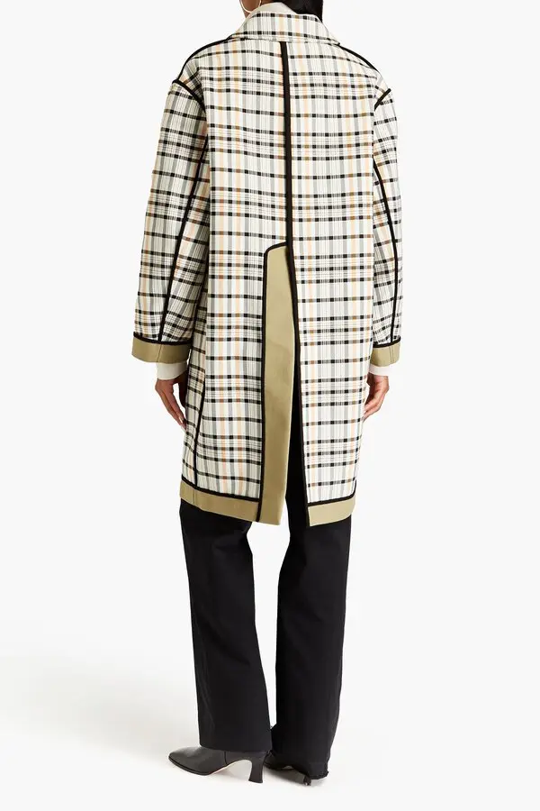 3.1 Phillip Lim Reversible Checked Cotton-blend Coat