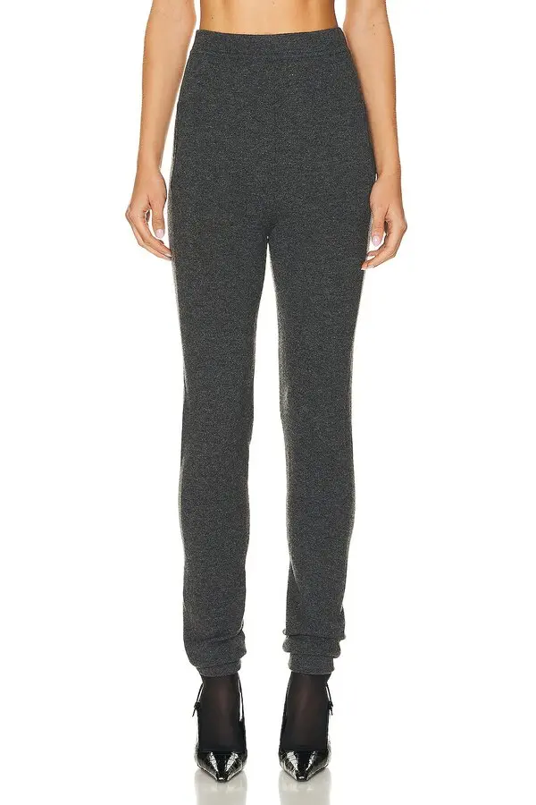 Saint Laurent Legging In Grey