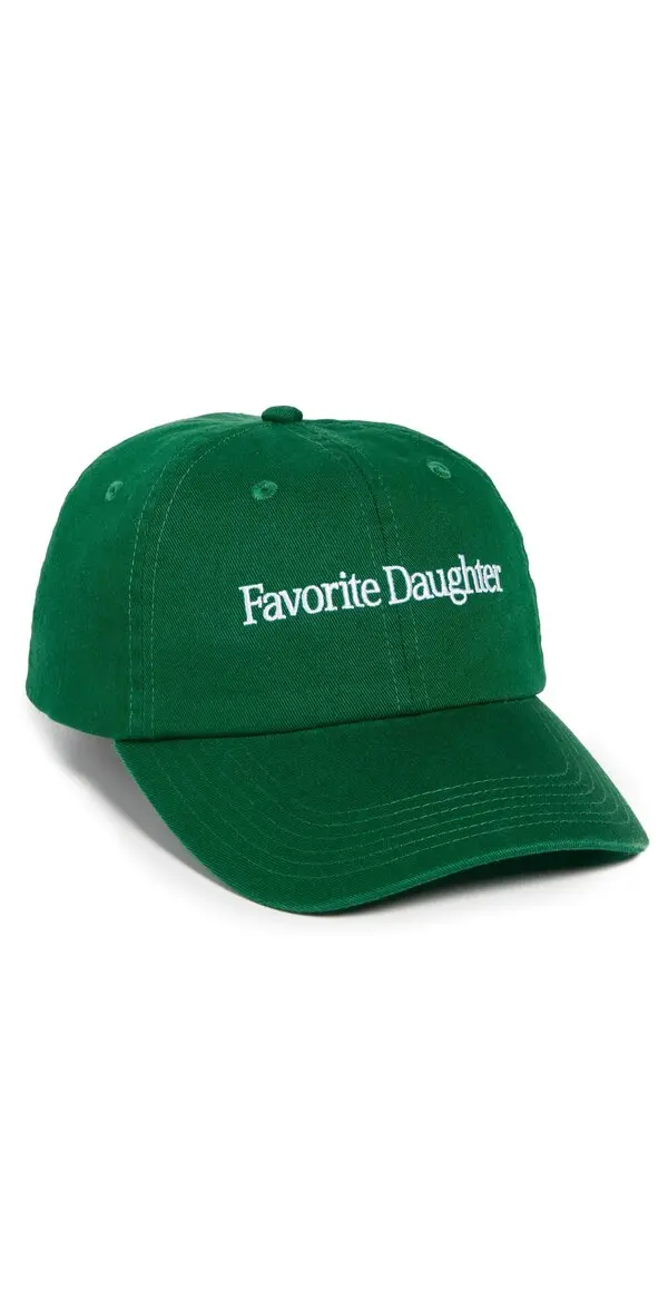 FAVORITE DAUGHTER Classic Logo Cap - Green