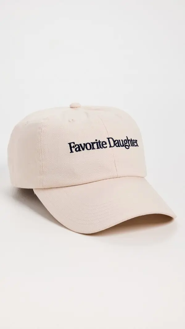FAVORITE DAUGHTER Classic Logo Cap - Khaki