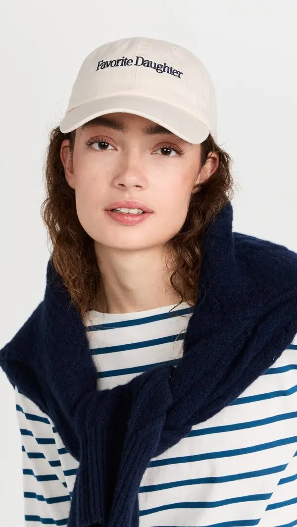 FAVORITE DAUGHTER Classic Logo Cap - Khaki