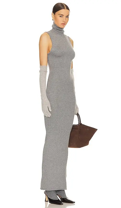HELSA Aadi Knit Dress - Heather Grey