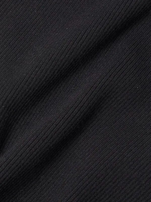 TOCCIN Piper Turtleneck Rib-knit Midi-dress
