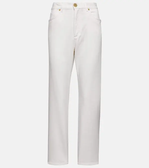 Balmain High-rise Straight Jeans