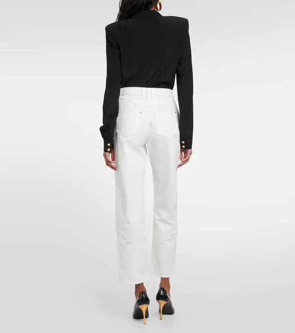 Balmain High-rise Straight Jeans