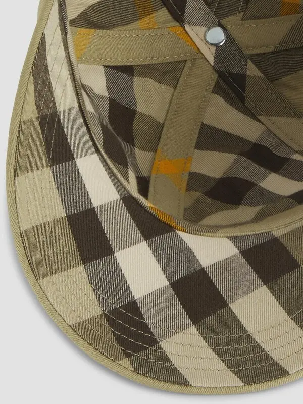 Burberry Check-lined Baseball Cap