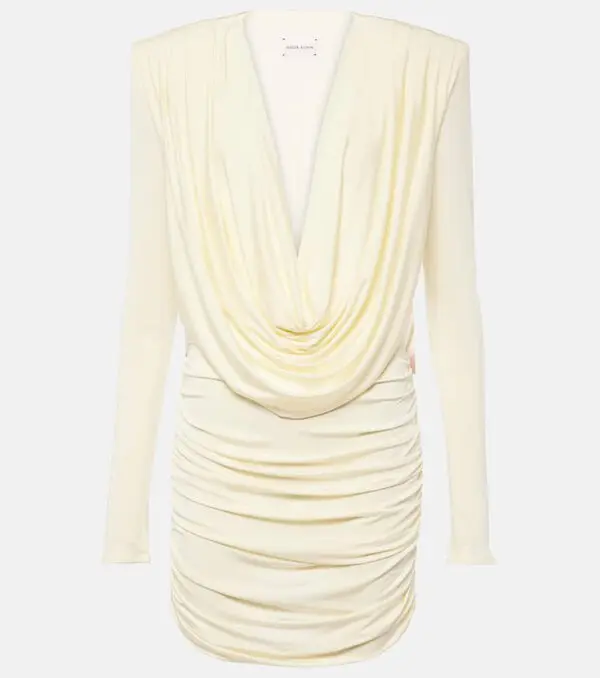 Magda Butrym Draped Jersey Minidress